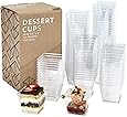 Amazon.com: 3oz. Mini Dessert Cups, 100-pack - Clear Plastic Square ...