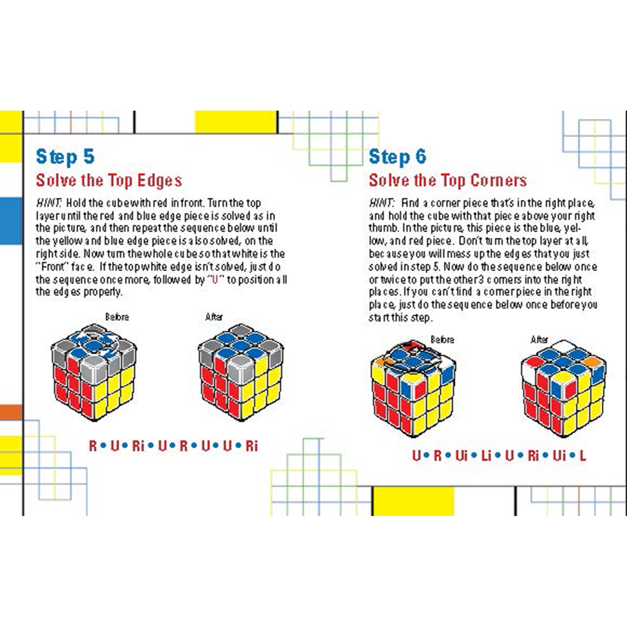 Hasbro Gaming Rubik's 3X3 Cube, Puzzle Game, Classic Colors - Buy ...