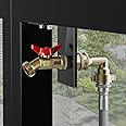 Amazon.com : Water Spigot Kit,Hose bib Extender,Indoor-to-Outdoor Water ...