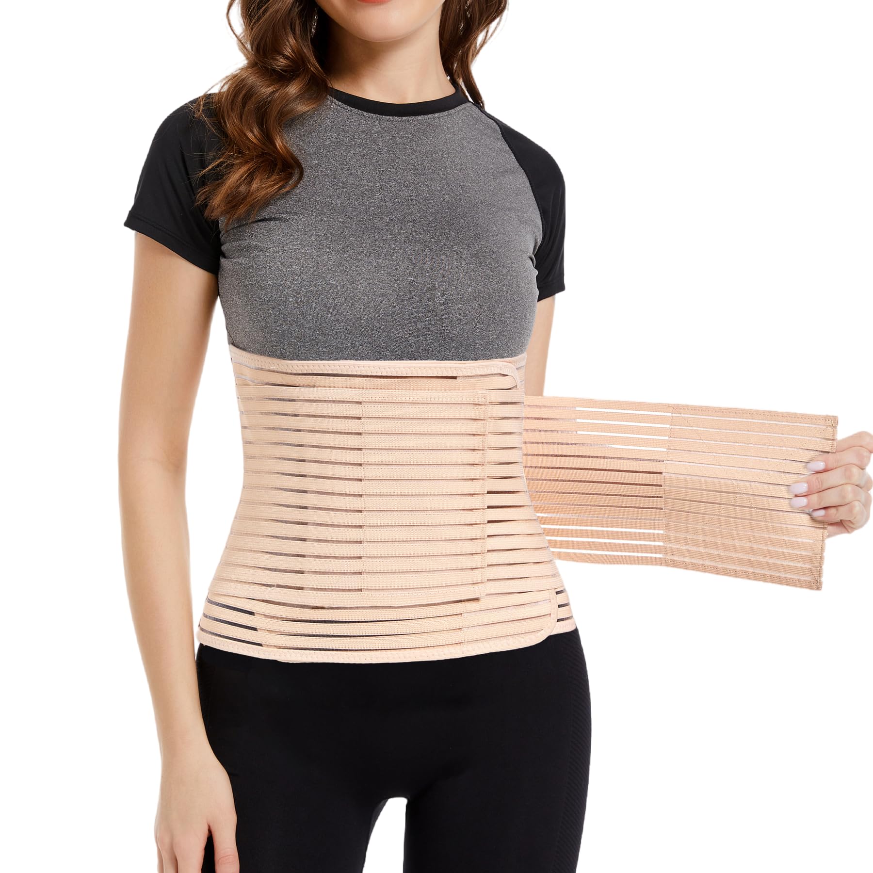 Women Abdominal Binder for Post-Surgery Recovery, Postpartum Belly Band ...