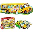 Amazon.com: Extra-Large School Bus Floor Puzzle for Kids – 4-Foot-Long ...