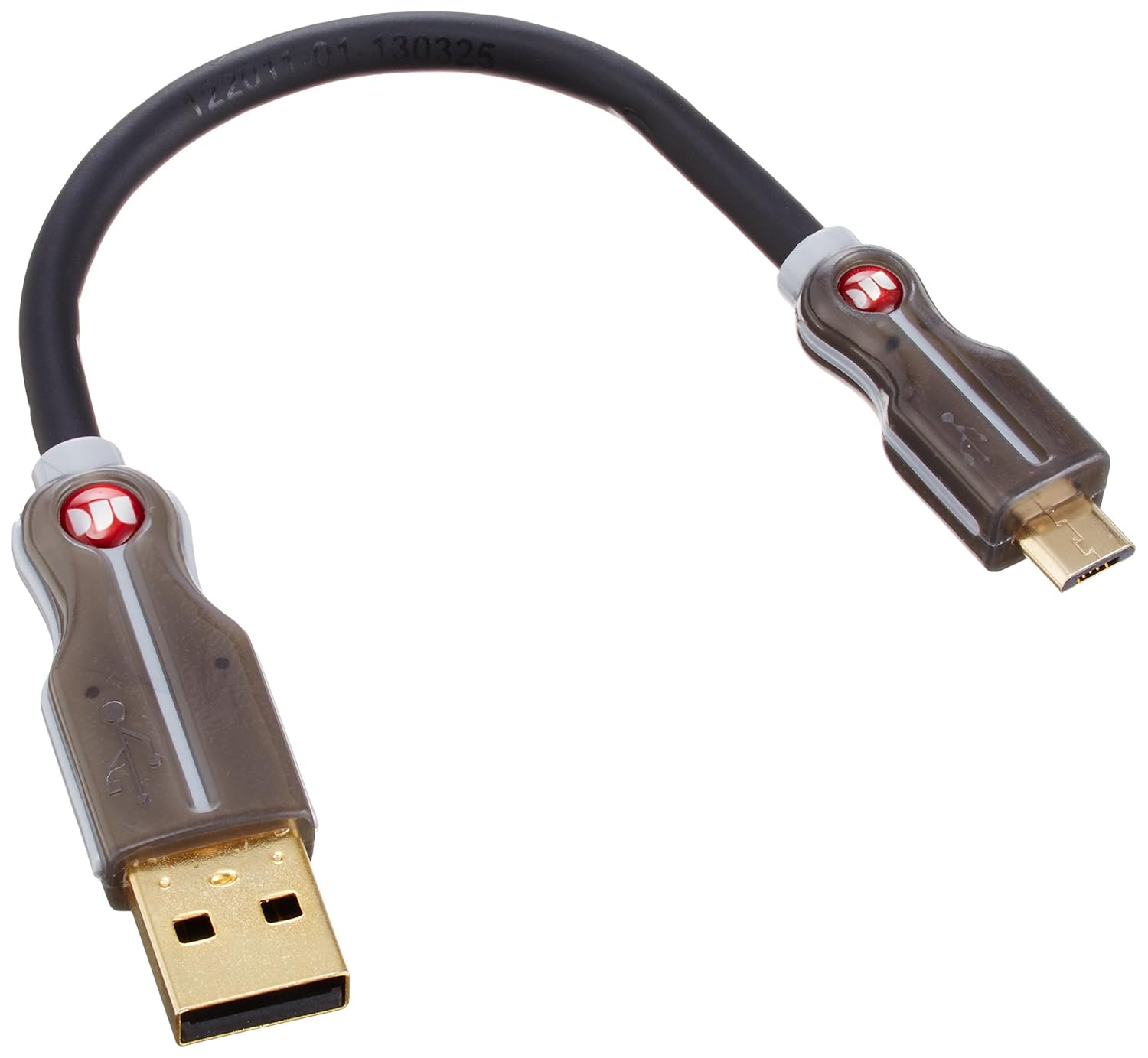 Amazon.co.jp： MONSTER CABLE Micro USBケーブル (15cm) ME USB HSMIBK-0.5F: 家電・カメラ