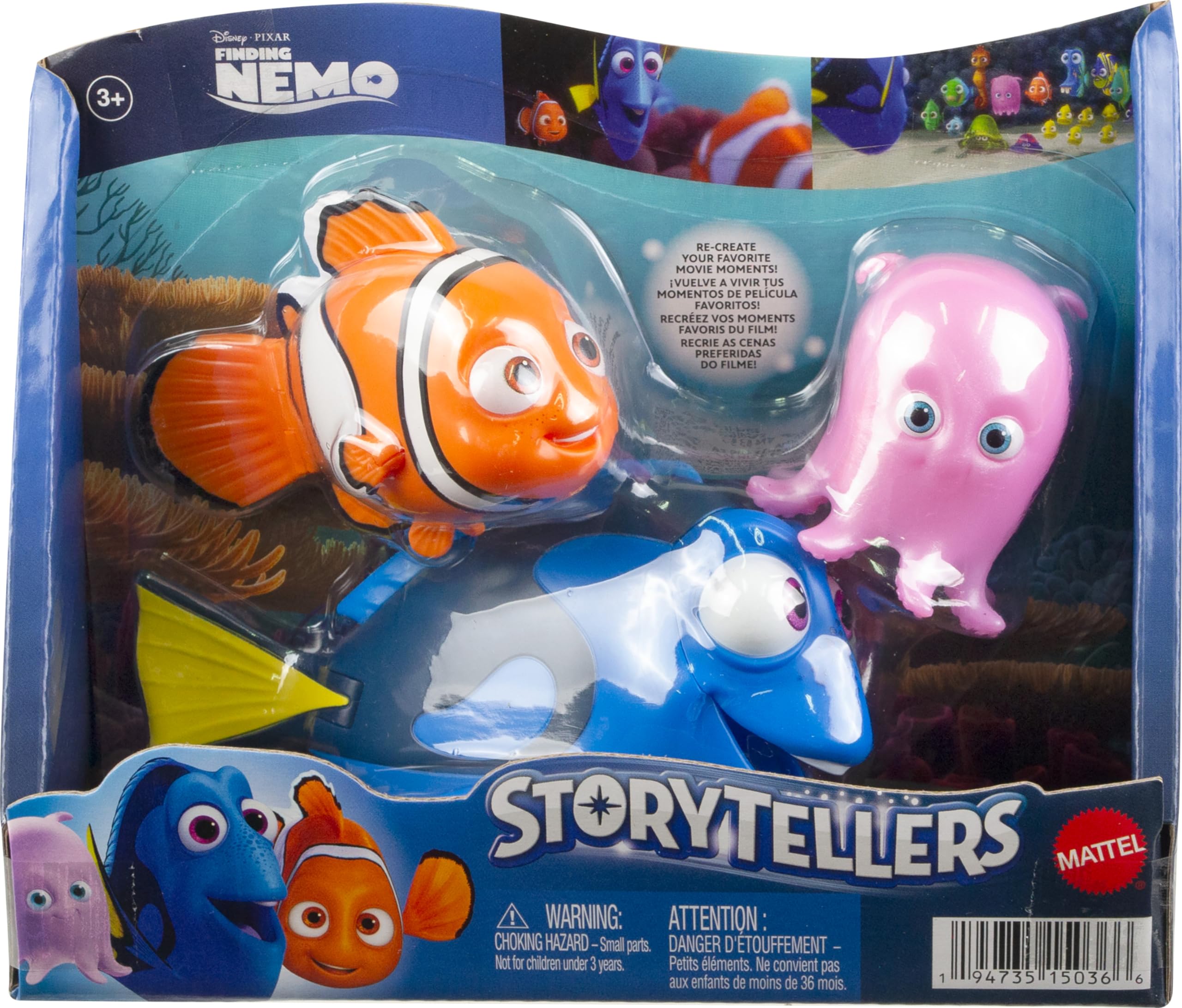 Mua Disney Pixar Finding Nemo Action Figure Storyteller 3 Pack, Nemo ...