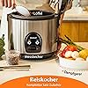 Rice Cooker Maker 5-Cup(Uncooked) with Steamer, Ceramic coating, BPA ...