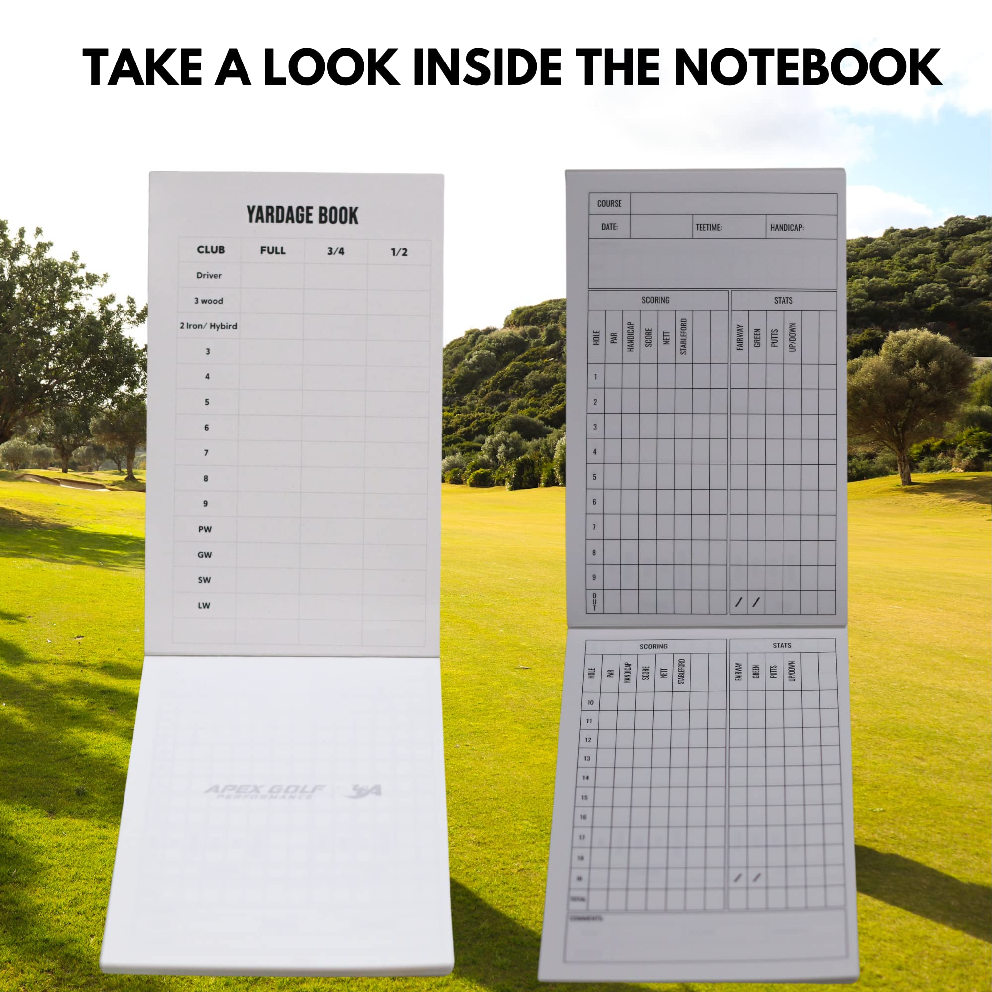 Mua A-ONE Golf scorecard Holder / 2 Waterproof Golf Journal (Golf Log ...