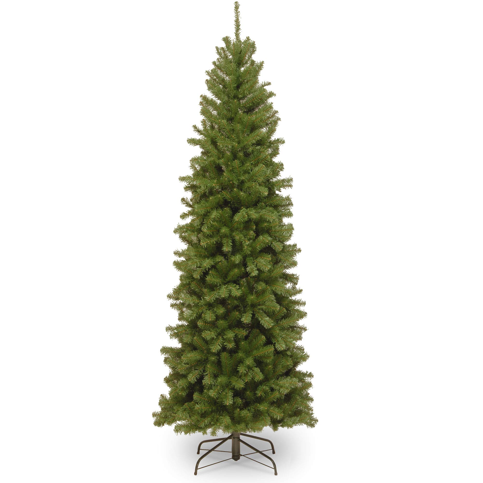 National Tree Company Artificial Slim Christmas Tree, Green, North ...