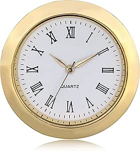 Amazon.com: ShoppeWatch Mini Clock Insert Quartz Movement Round 1 7/16 ...