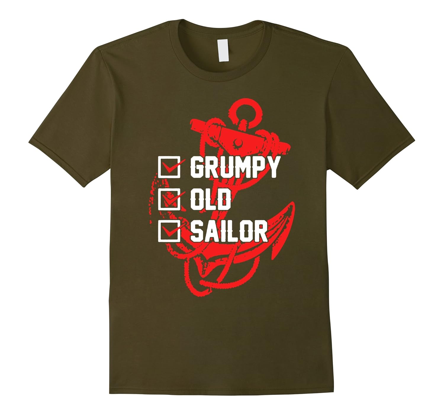 GRUMPY OLD SAILOR T-SHIRT-4LVS – 4loveshirt