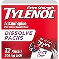 Amazon.com: Tylenol Extra Strength Dissolve Packs, 500 mg Acetaminophen ...