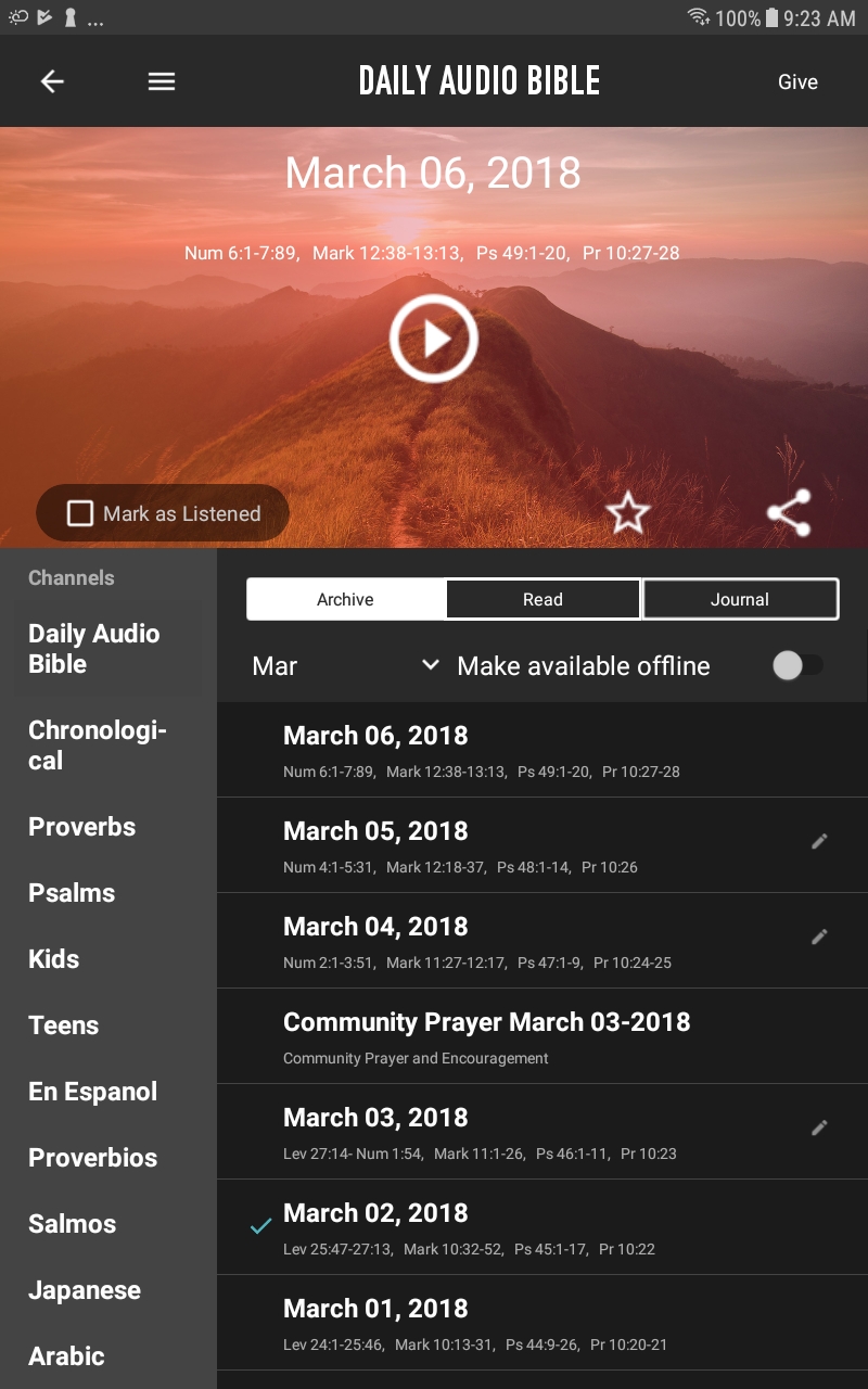 Daily Audio Bible Mobile App:Amazon.in:Appstore for Android