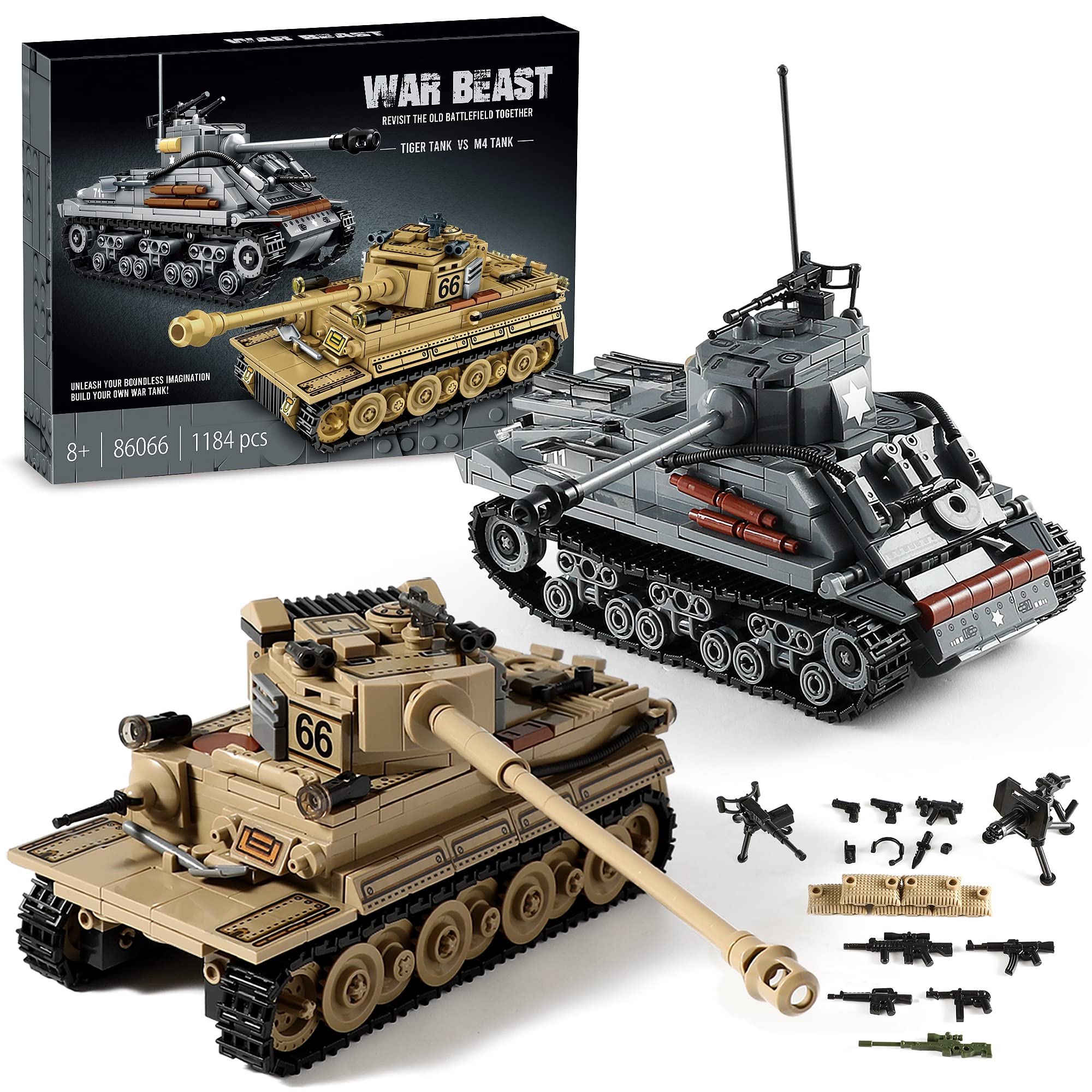 Mua WW2 Army Tank Toys Building Kit, Create a German Tiger & an ...