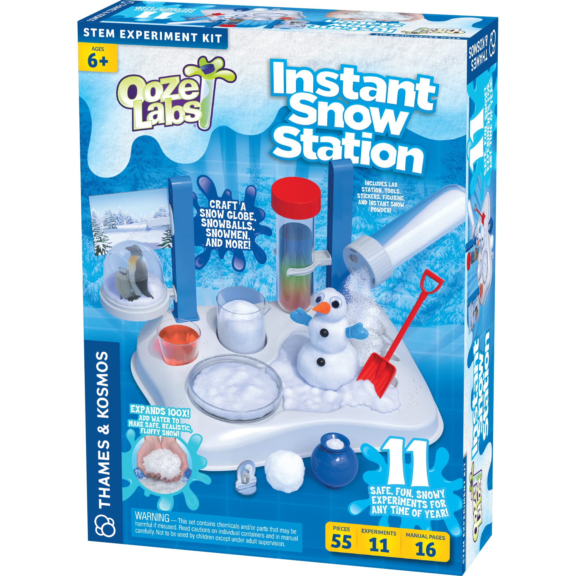 Mua Ooze Labs Instant Snow Station STEM Experiment Kit & Lab Setup ...