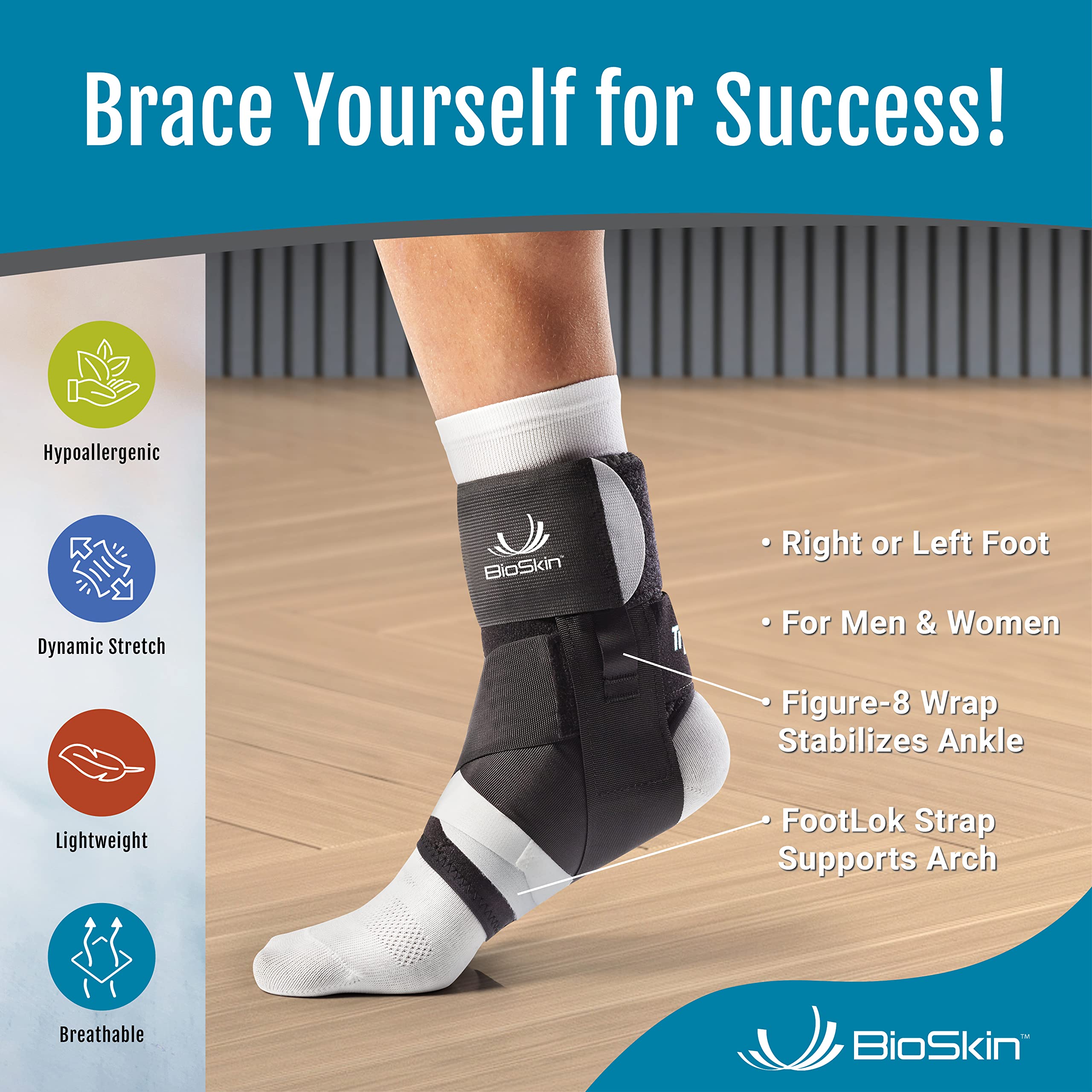 Mua BioSkin TriLok Ankle Brace for Women & Men - Ankle Brace for ...