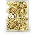 Amazon.com: JIANYI Lapel Pin Backs 50PCS Brass Clutch Badge Insignia ...