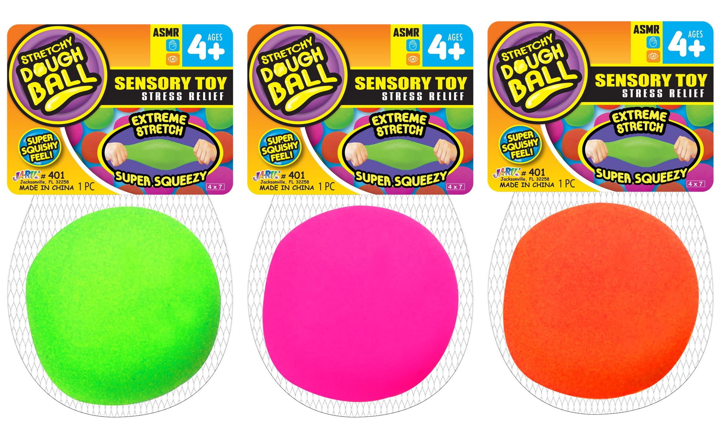 Mua JA-RU Stretchy Ball (Pack of 3) The Original Dough Ball Fidget Toy ...