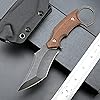 Ccanku C1117 Fixed Blade Knife,D2 Steel Blade +Micarta Handle Outdoor ...