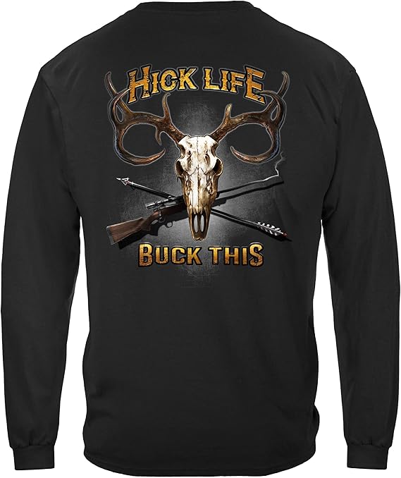Amazon.com: Hick Life Buck T Shirt RN2338: Clothing