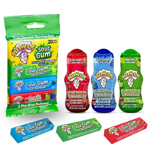 SUPER SOUR TONGUE ROLLERS AND GUM BUNDLE Super Sour Tongue Rollers ...