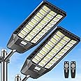 Solar Lights Outdoor 6500W, Commercial Grade Solar Street Lights Outdoor 480000 Lumens, Solar ...
