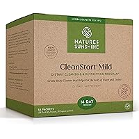 Amazon.com: Nature's Sunshine CleanStart Mild, 56 Packets | Powerful ...