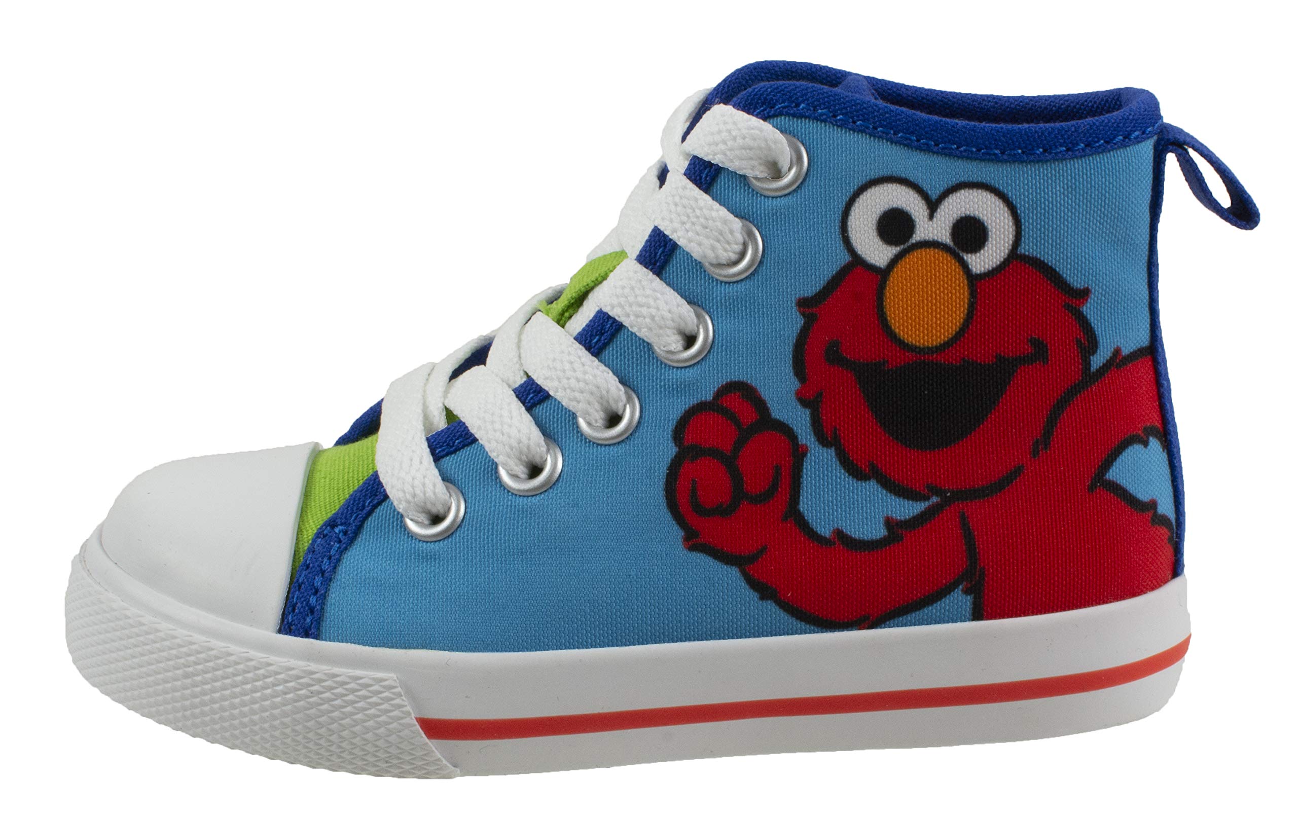 Sesame Street Elmo Hi Top Sneaker Shoe, Blue Green, Toddler Size 7 on ...