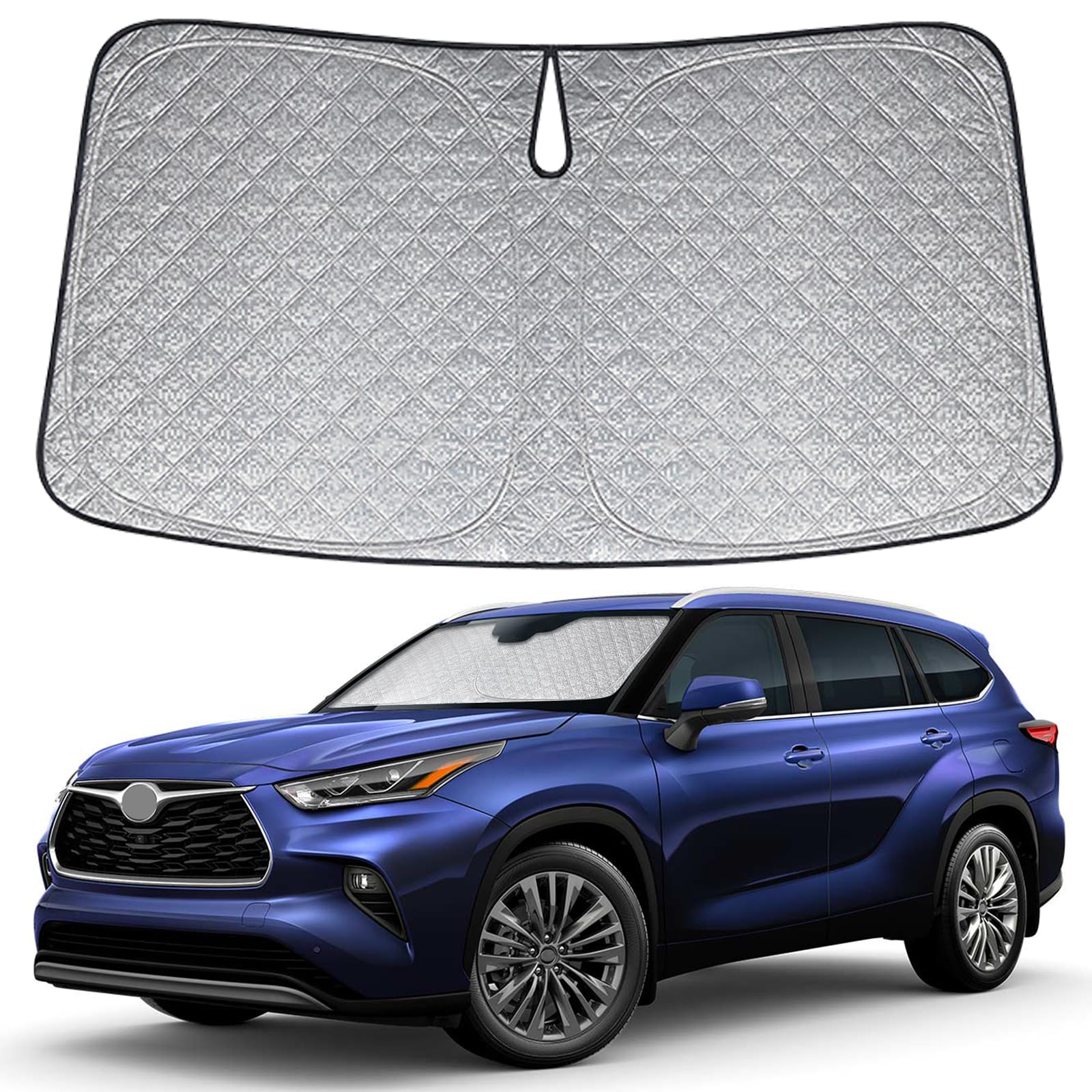 Federedevo 6 Layers Custom Fit Windshield Sun Shade for 2019-2023 ...