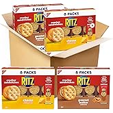 Amazon.com: RITZ Cheese Sandwich Crackers, School Snacks, 48 Snack ...