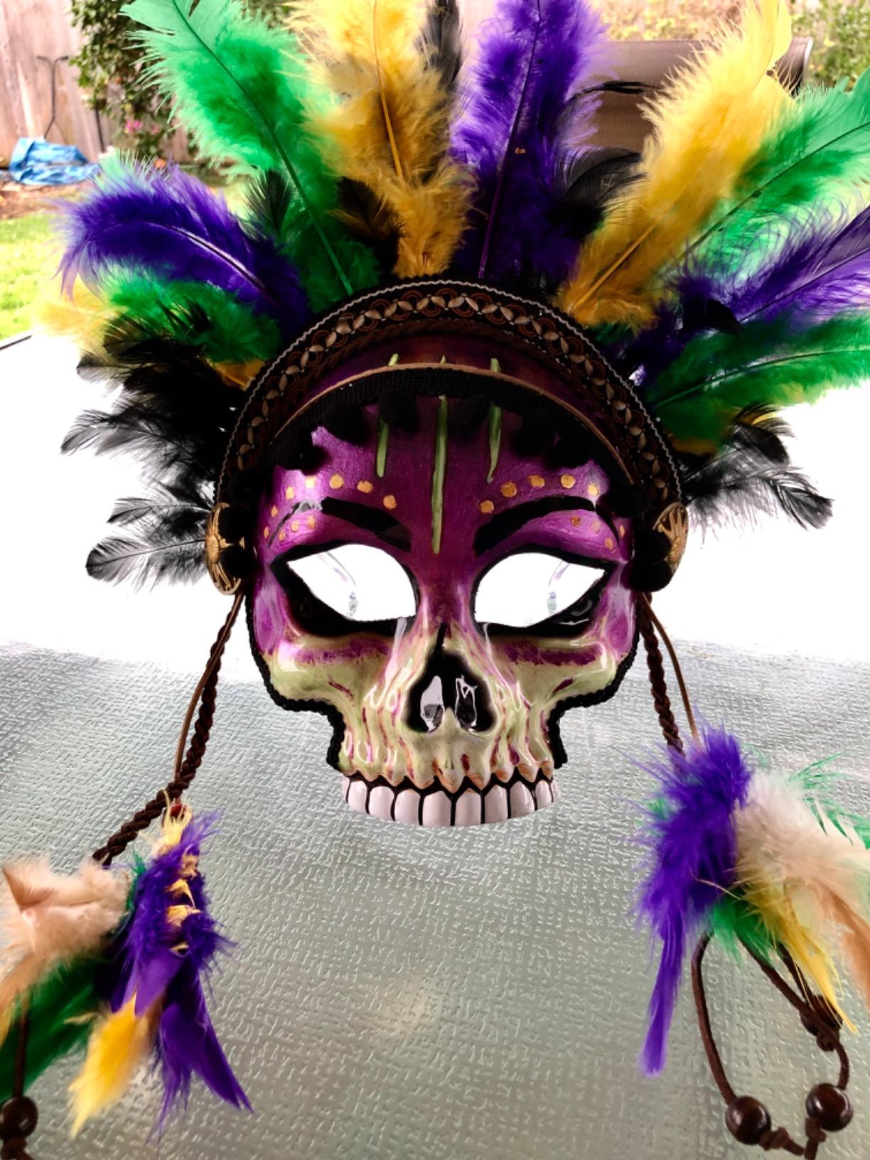 $7/mo - Finance Forum Novelties Voodoo Skull Mask | Buy Now, Pay Later