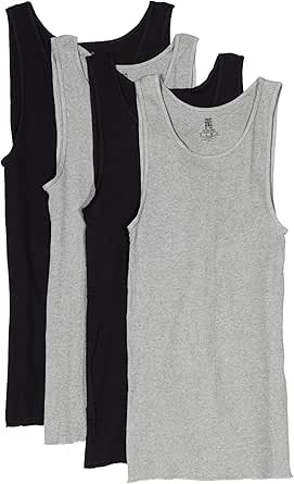 BVD Men's A-Shirt, 4-Pack at Amazon Men’s Clothing store: Undershirts