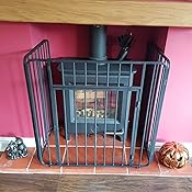 Heavy Duty Deluxe Stove Fire Guard Fireguard Screen Fireside Fireplace ...