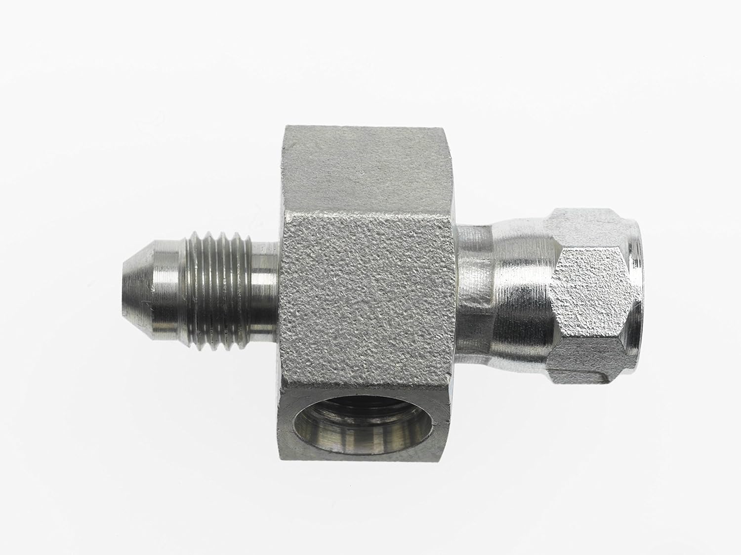 Brennan Industries 6564-10-10-04 Steel Tee Test Point Tube Fitting, 7/8 ...
