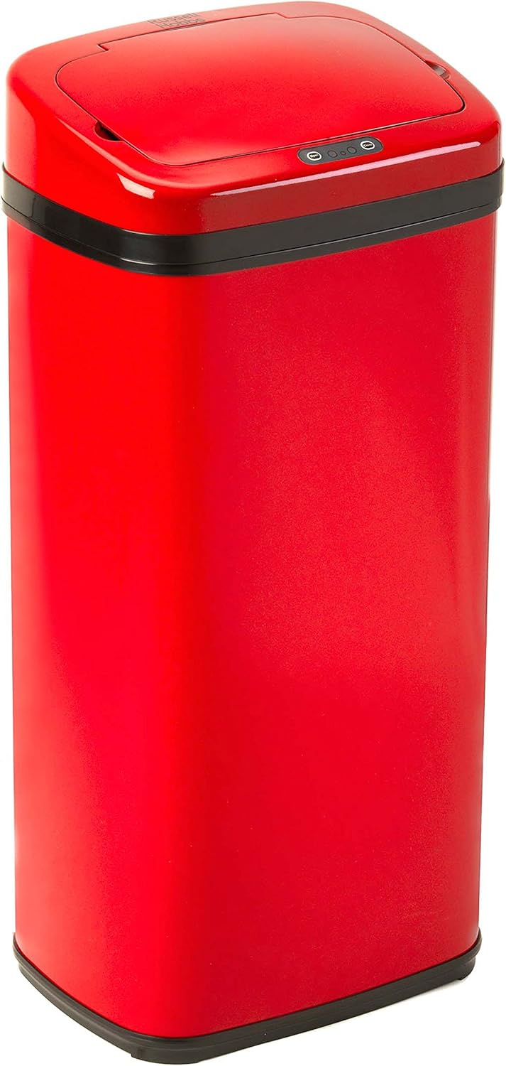 Russell Hobbs BW04511R Square Hands Free Motion Sensor Dustbin/Kitchen ...