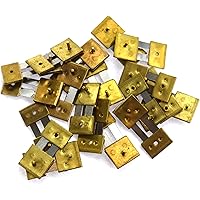 Amazon.com: Mantel Clock x 10 Units Brass Blocked Assorted Clock ...