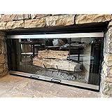 Amazon.com: Fireplace Glass Doors for Majestic Fireplace Model# MBU36 ...