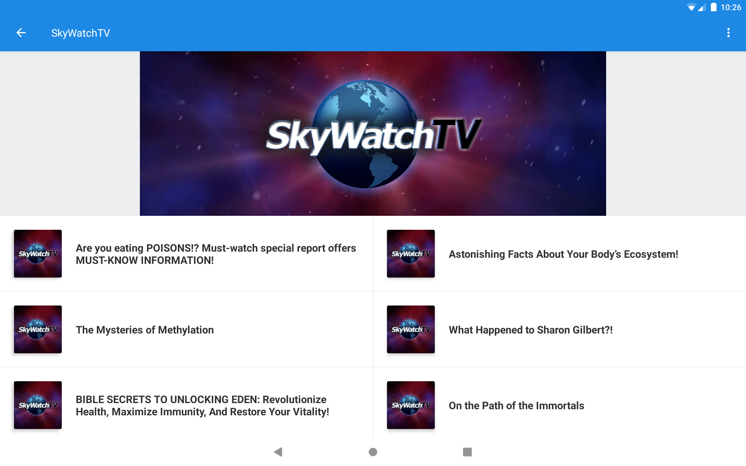 Amazon.com: SkyWatchTV App: Appstore for Android