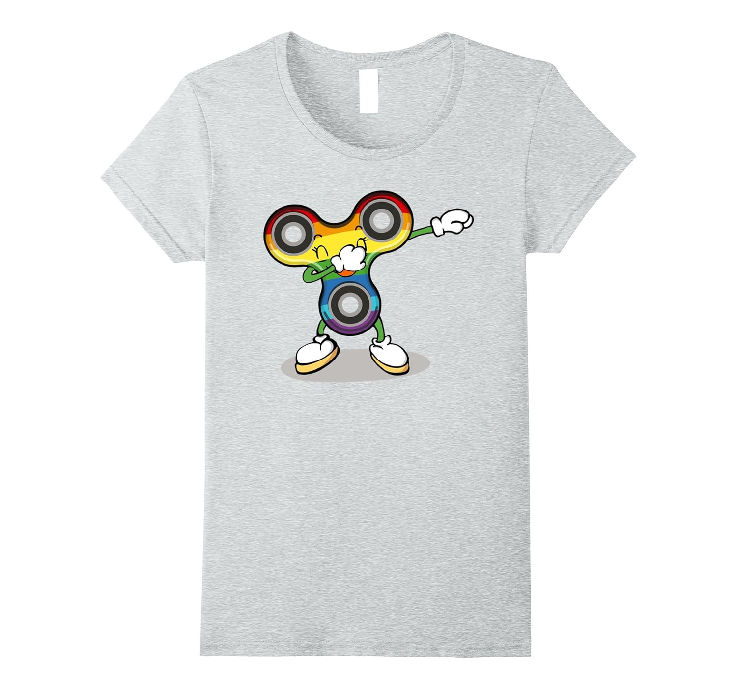 Original Dabbing Hand Spinner – Rainbow Dab Shirt-4LVS – 4loveshirt