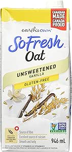 Earth's Own So Fresh Oat, Unsweetened, Vanilla, 946ml: Amazon.ca: Grocery