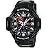 Casio GW-A1100-1A3ER - Reloj (Reloj de pulsera, Masculino, Negro, Negro, Zafiro, Alrededor ...