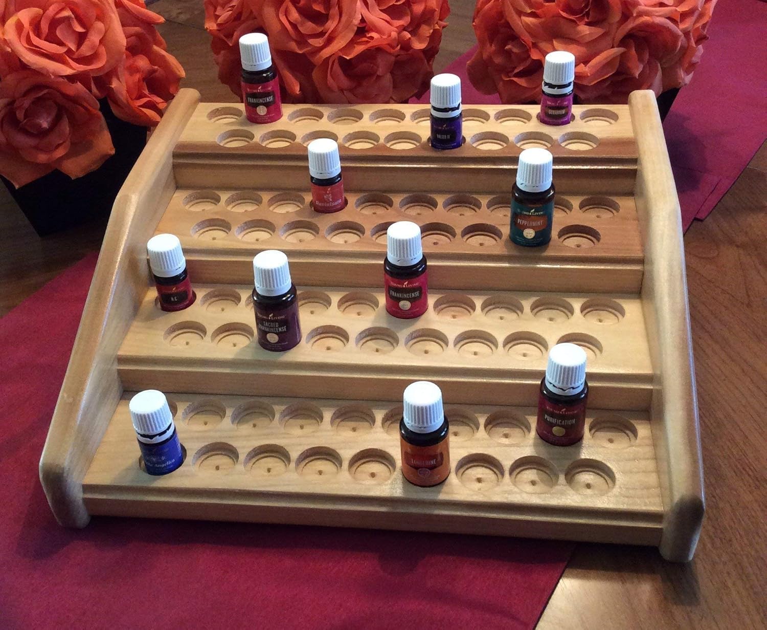 Amazon.com: Essential oil rack holder EO storage stand for 76 bottles ...