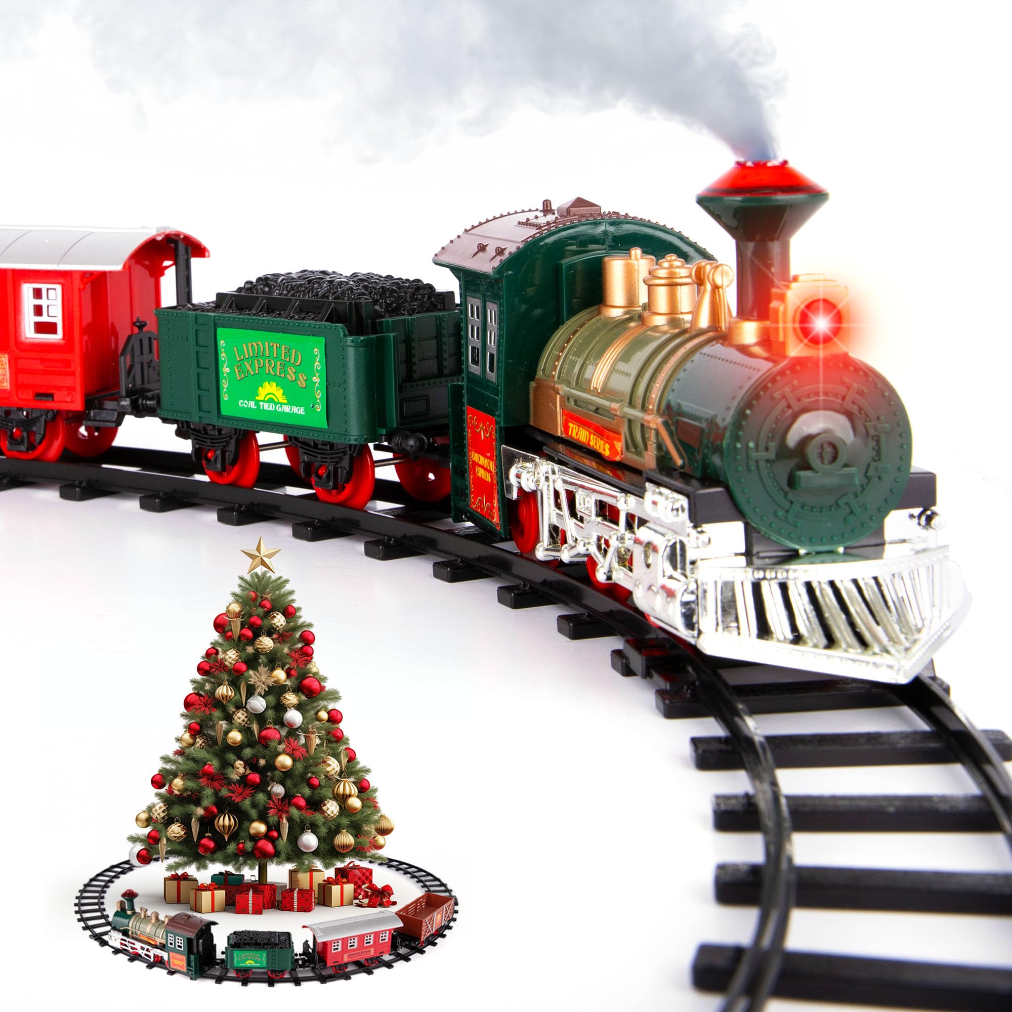 ArtCreativity Kids Train Set - Electric Train Set with Lights & Sound ...