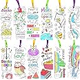 Amazon.com : Coloring Bookmarks for Kids 60PCS Color Your Own Bookmarks ...
