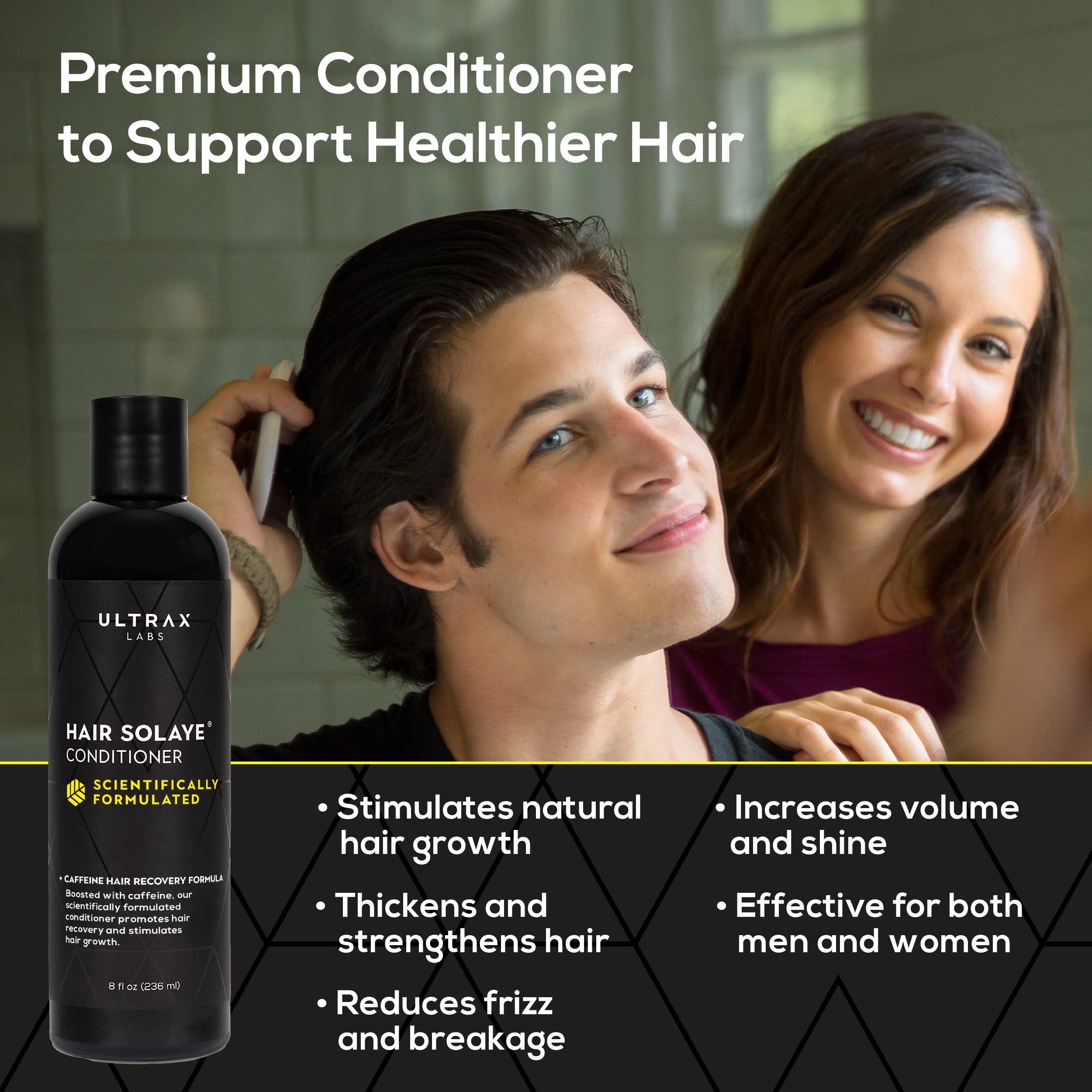 Mua Ultrax Labs Hair Surge Shampoo and Hair Solaye Conditioner Bundle ...