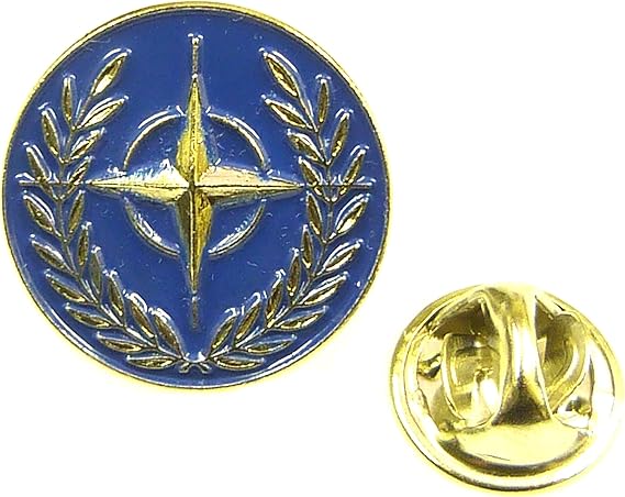 NATO North Atlantic Treaty Organization Lapel Pin Badge (Metal/Enamel ...