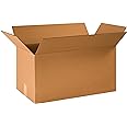 Amazon.com: BOX USA 24x12x12 Long Corrugated Boxes, Long, 24L x 12W x ...