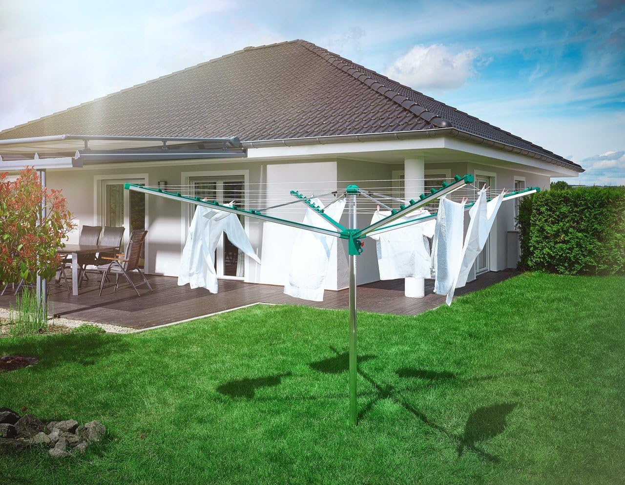 Leifheit Linomatic Rotary Washing Line 400 Comfort, 40 m – BigaMart