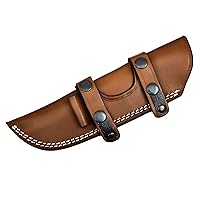 Ottoza TOP GRAIN Leather Knife Sheaths for Fixed Blade Knives, LEFT HAND Leather Knife Sheath ...
