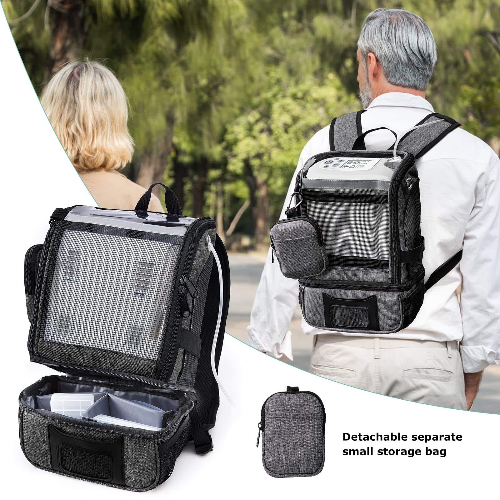 Mua BAGSFY Portable Oxygen Concentrators Backpack Compatible with Inogen One G3 & G5, Inogen ...
