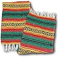 Amazon.com: MEXIMART's® Authentic Mexican Falsa Blanket Hand Woven ...