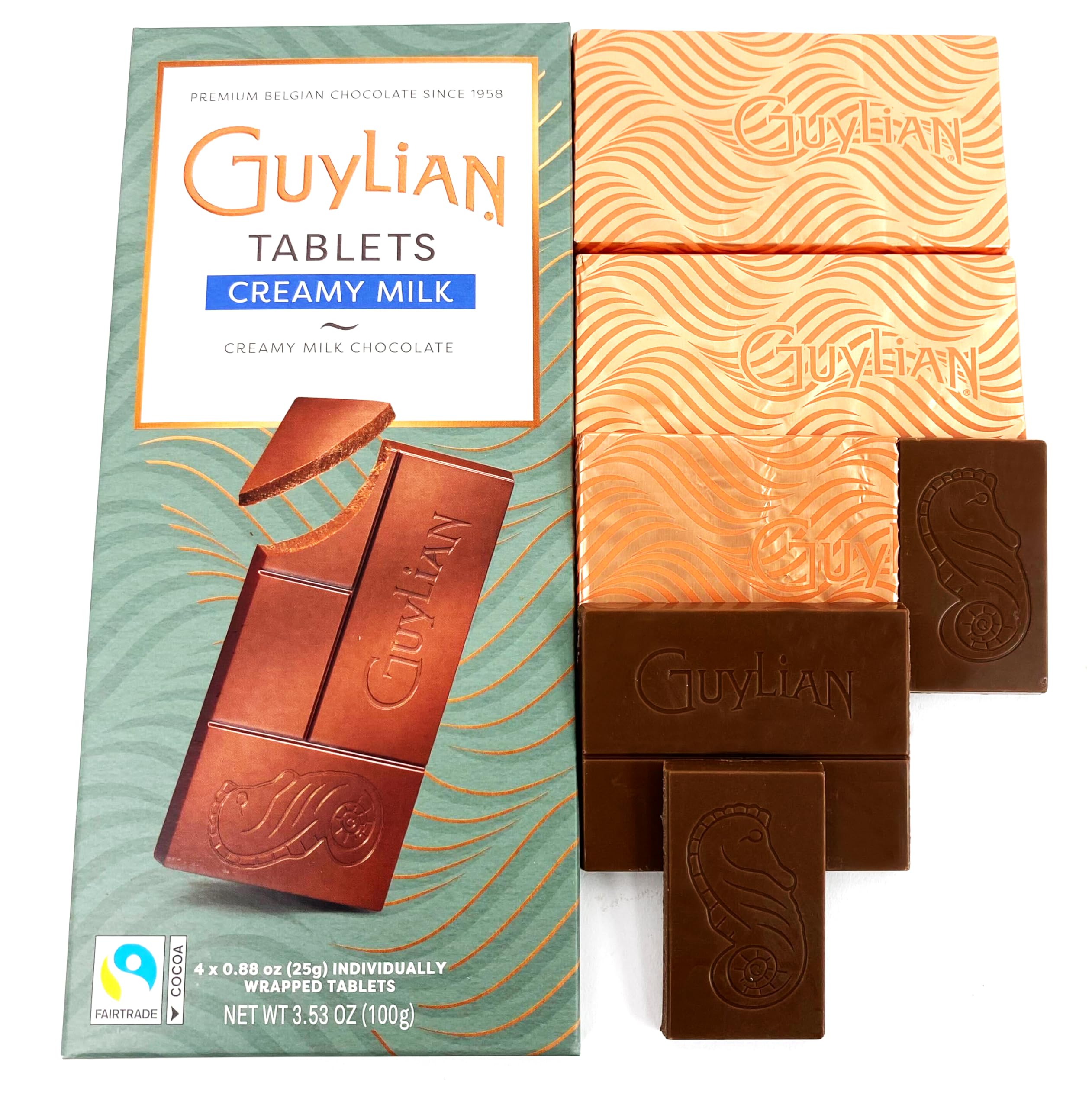 Mua GuyLian Individually Wrapped Belgian Chocolate Tablets 3-Flavor ...