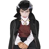 Amazon.com: Fun Costumes Men's Classic Black Vampire Wig Standard ...